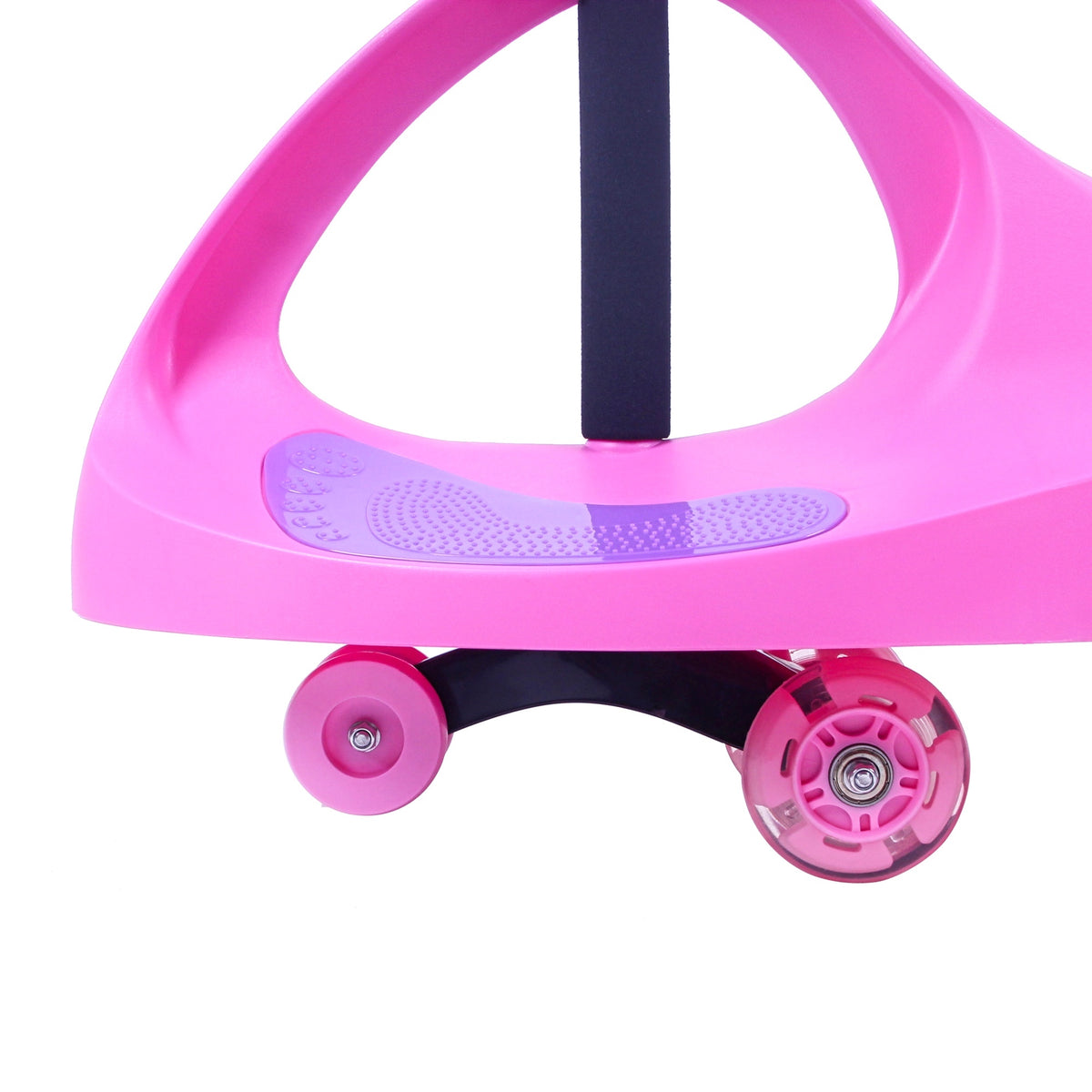 Joybay Bubblegum & Lilac Premium LED-Wheel Swing Car Ride on Toy